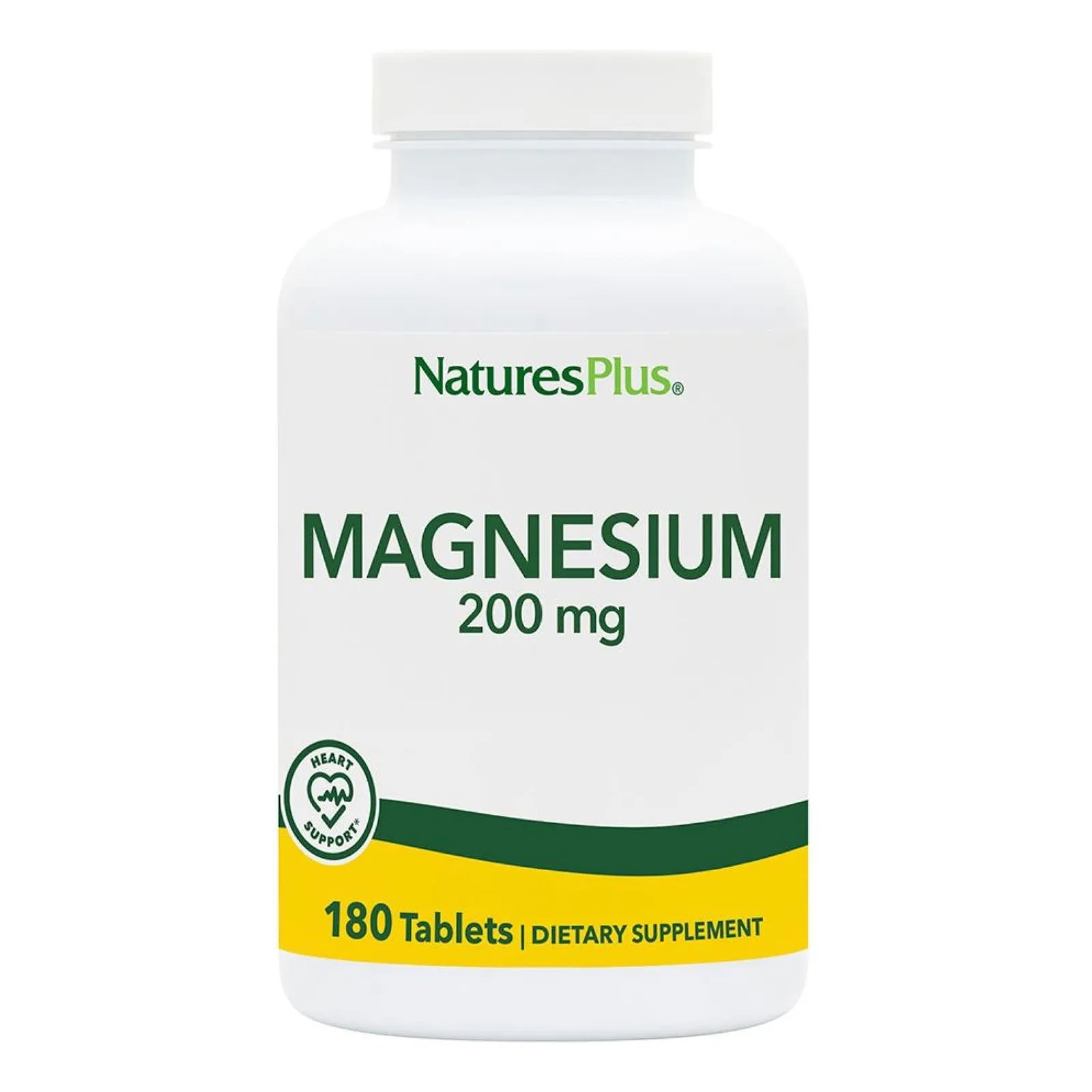 Magnesio 200 Mg 180 Tabletas Efecto Energizante Y Relajante Natures Pl ...