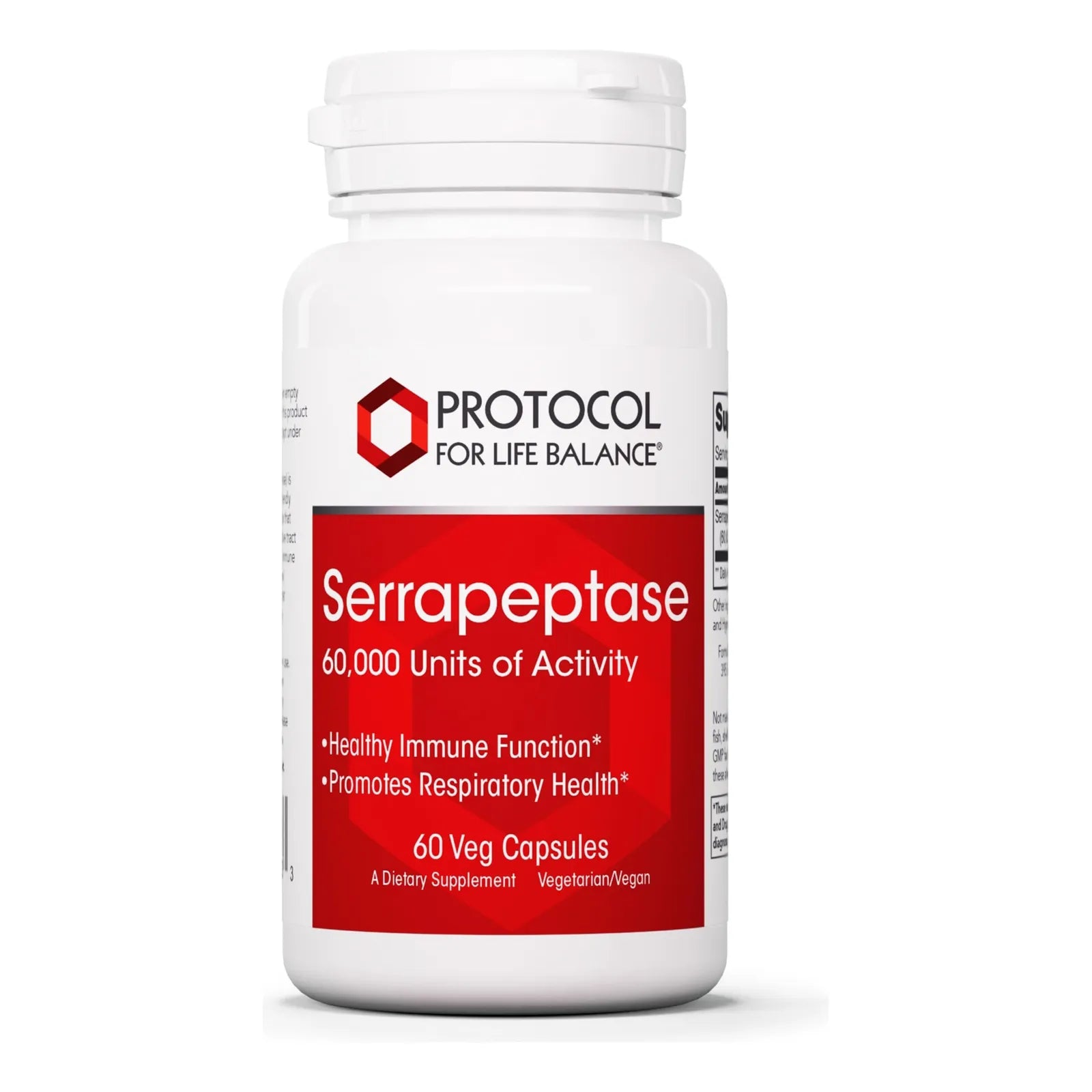 Serrapeptase Cápsula Enzima Digestiva 60000 Unidades Salud Respiratori ...