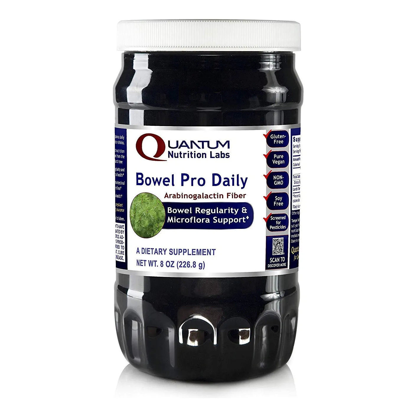 Polvo Prebiótico Orgánico QNL Bowel Pro Daily 8 Onzas Para Salud Diges ...