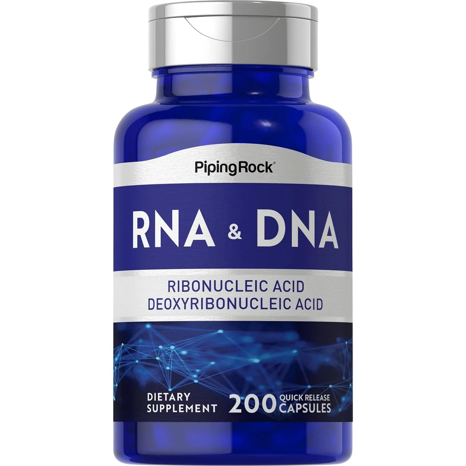 Suplemento De ADN Y ARN 200 Capsulas Complejo Nucleotidos Sin OMG Ni G ...