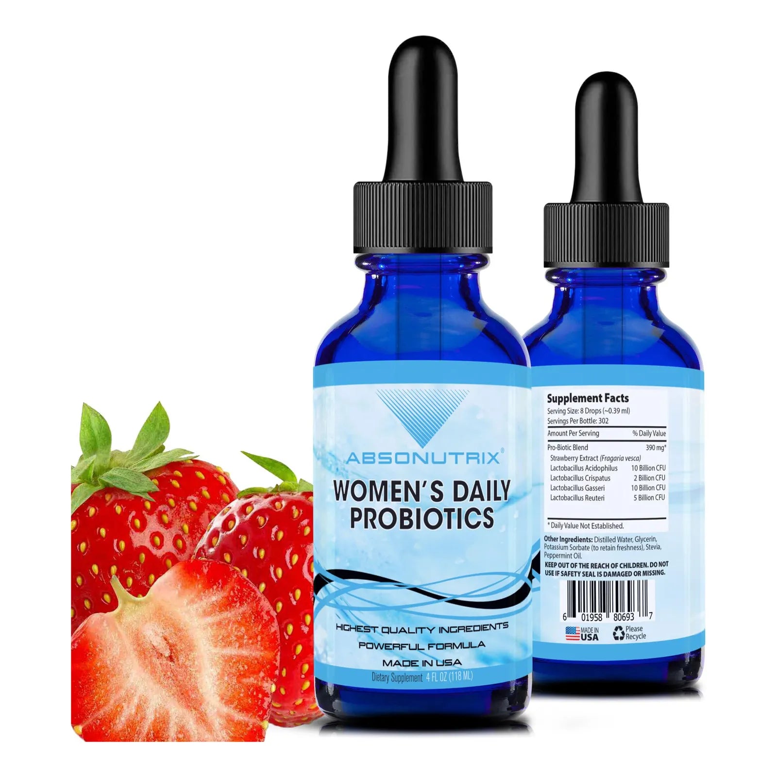 Probióticos Líquidos Diarios Para Mujer 390 Mg Absorción Rápida – Vita ...